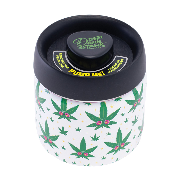 Dank Tank Vacuum Glass Jar | Hemp Leaf - Pulsar – Pulsar Vaporizers