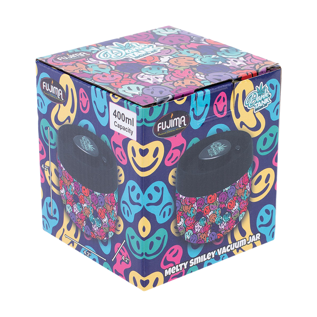 Dank Tank Vacuum Glass Jar | Melty Smiley - Pulsar – Pulsar Vaporizers