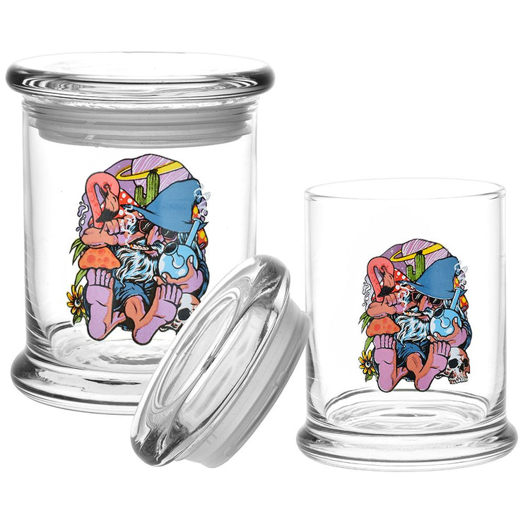 Flamingo Wizard 420 Jars | Pop Top Glass Stash Jars - Pulsar – Pulsar ...
