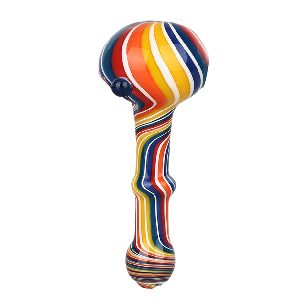 Rainbow Stripes Spoon Pipe | Colorful Hand Pipes - Pulsar – Pulsar ...