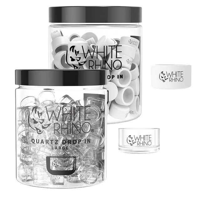 White Rhino Drop In Dish | Quartz & Ceramic Banger Inserts - Pulsar ...